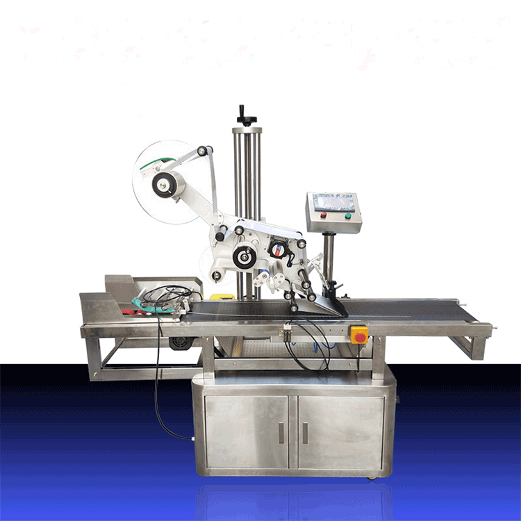 full automatic label desktop applicator sticker labeling machine flat ...